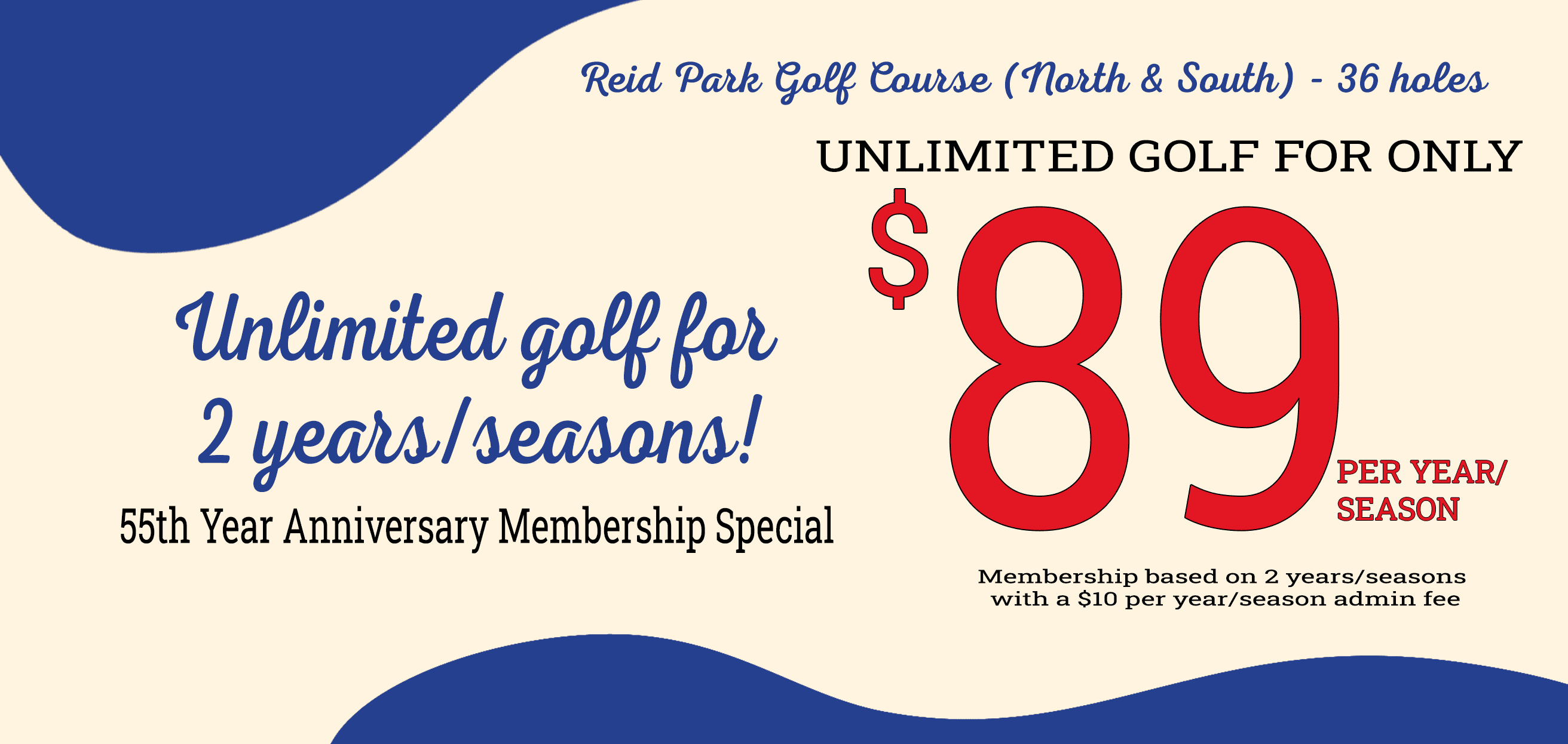 Homepage - Reid Memorial Park Golf Course